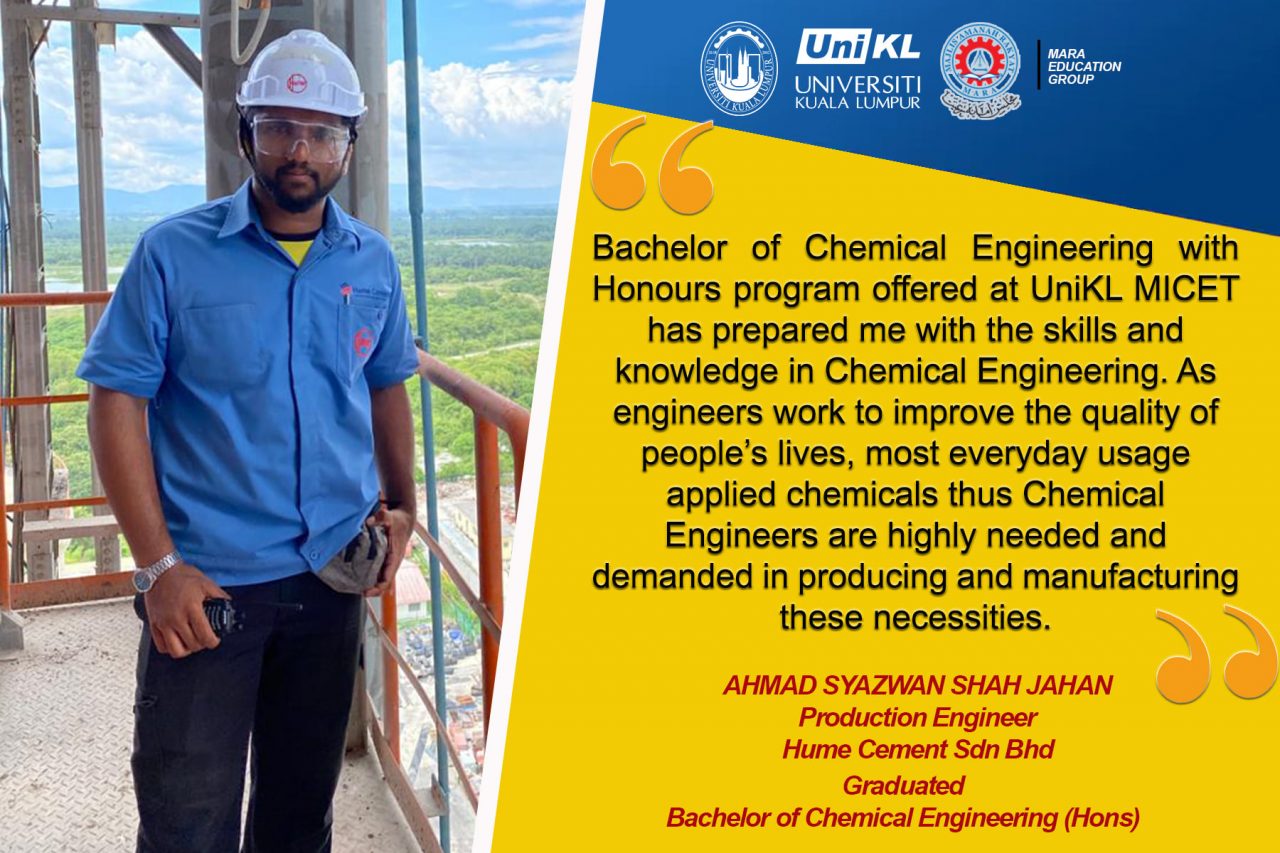 Bachelor of Chemical Engineering with Honours | UniKL MICET V2